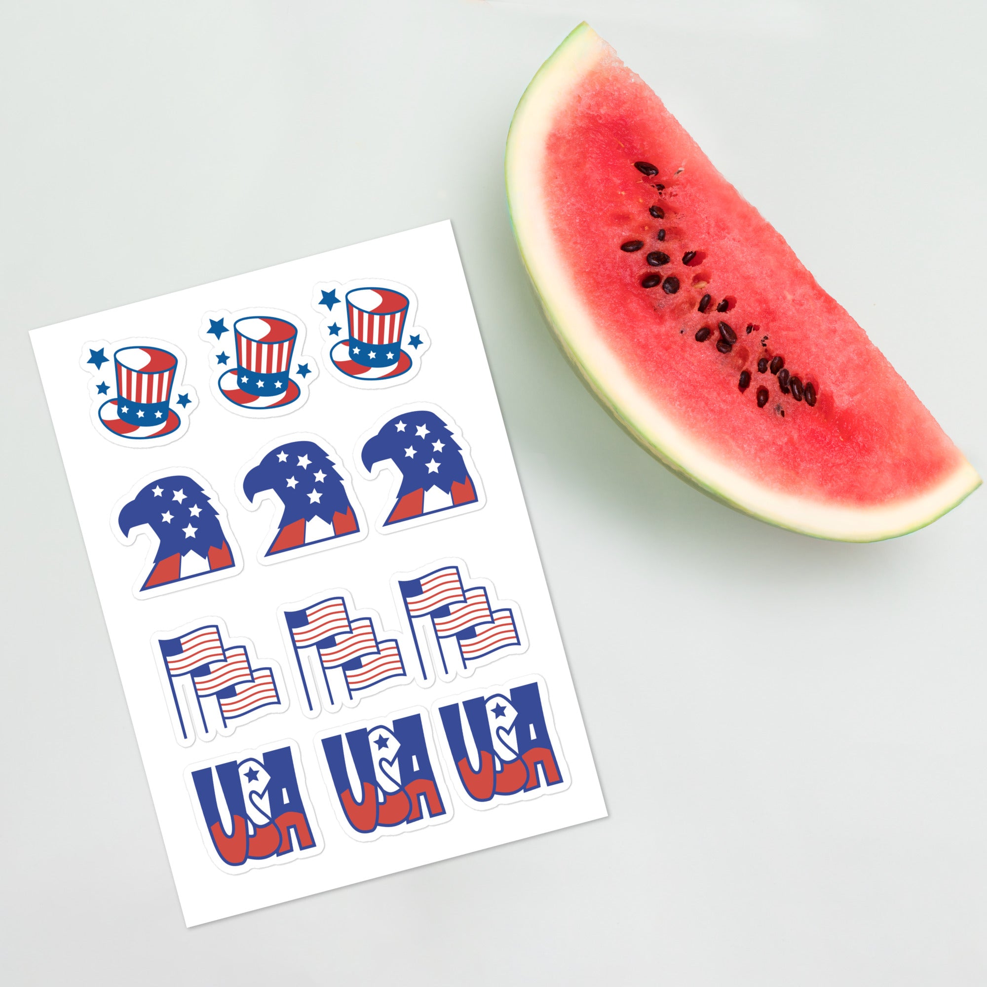 Patriotic Stickers – Gods Inspiration Cafe