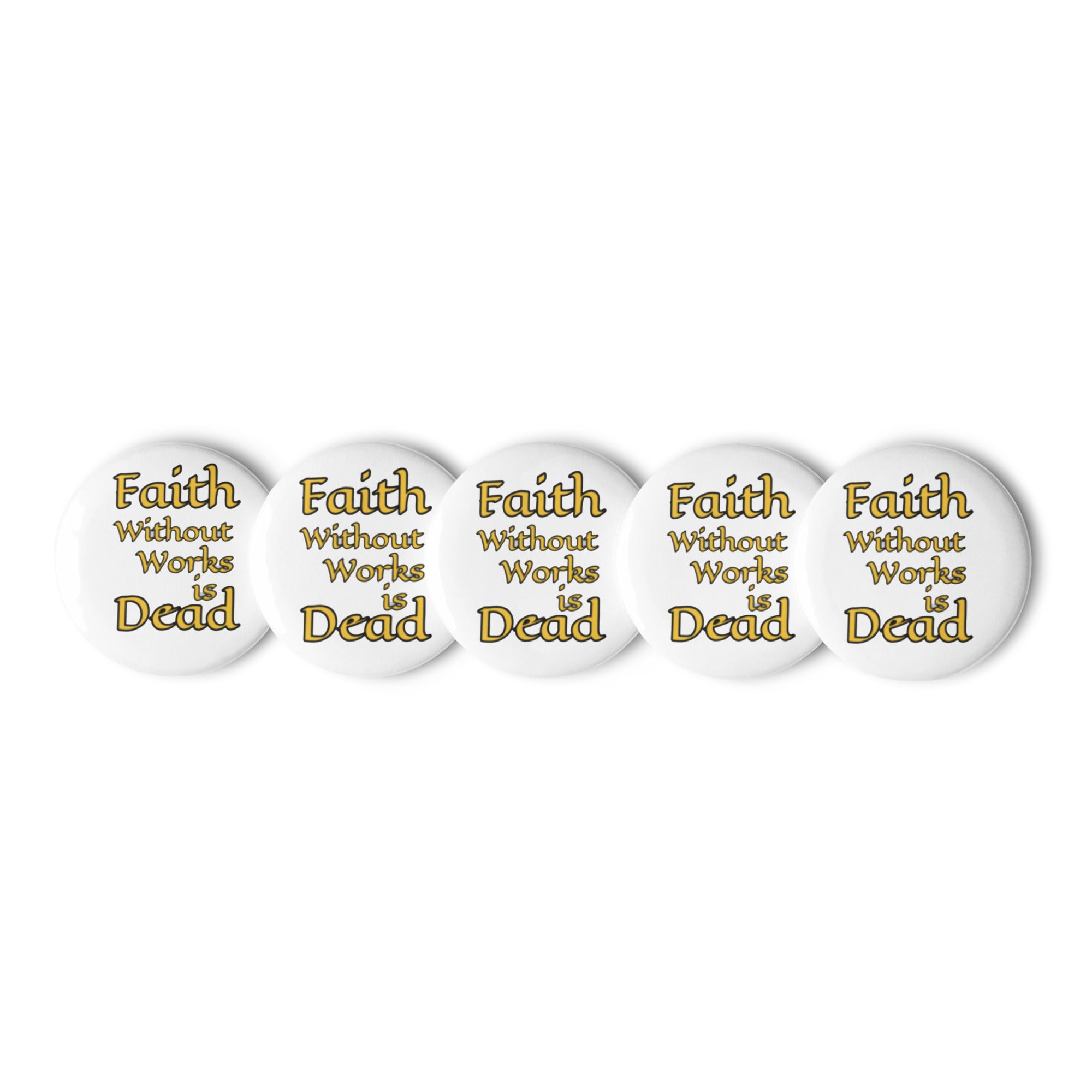 Work Buttons 5pk – Gods Inspiration Cafe