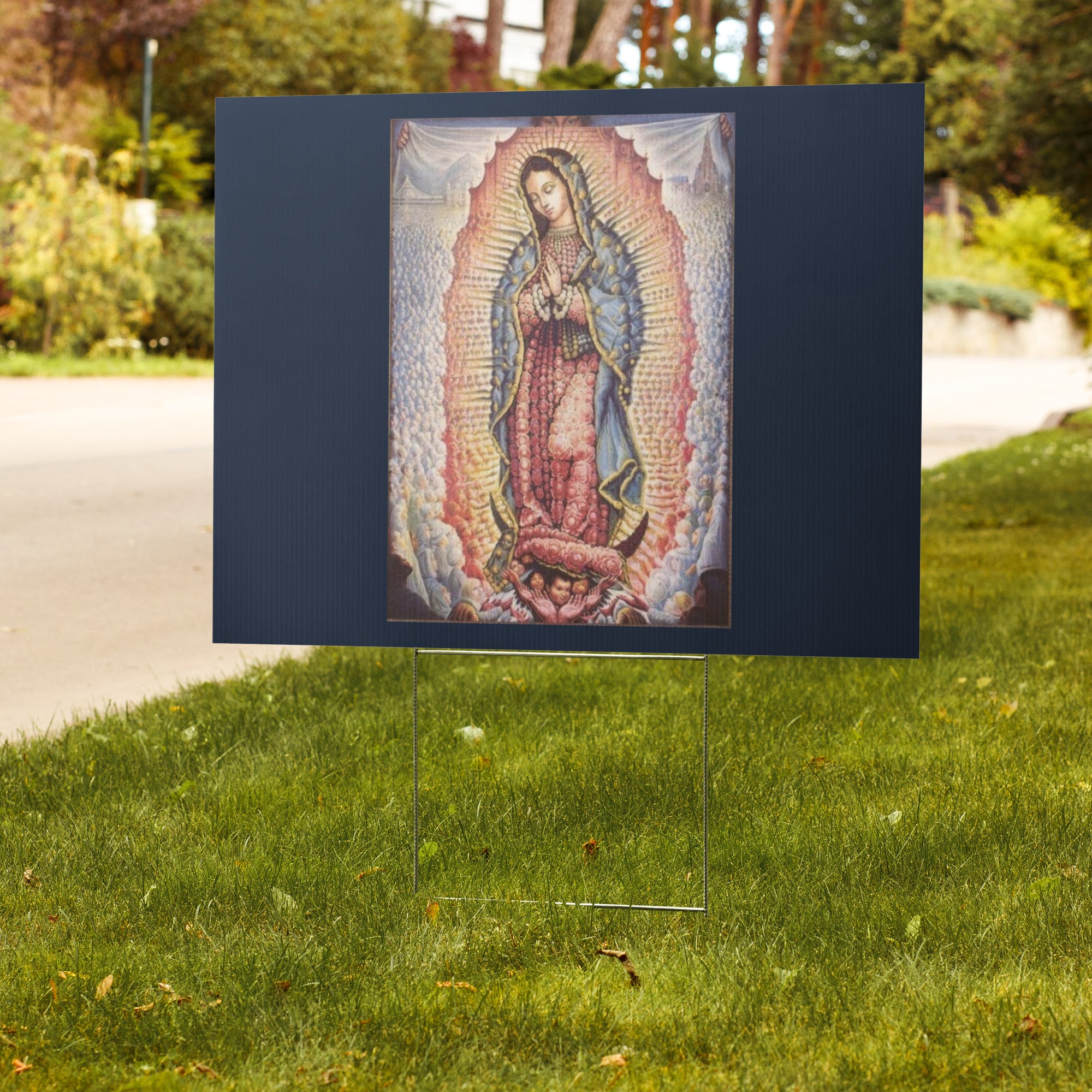 Our Lady of Guadalupe Yard Sign – Gods Inspiration Cafe